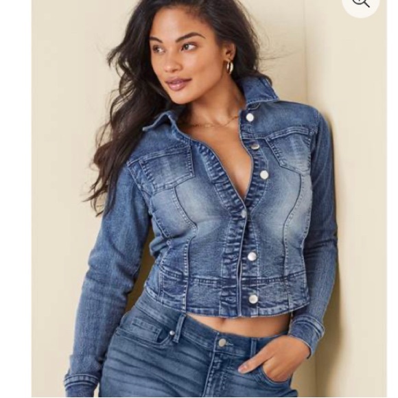 VENUS | Jackets & Coats | Venus Xl Stretch Jean Jacket | Poshmark